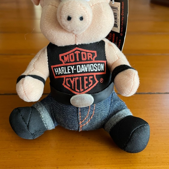 Harley-Davidson | Toys | Vintage Harley Davidson Pig Hog Biker Plush ...